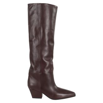PARIS TEXAS Mokka Jane Stiefel mit Breitem Absatz - - Shoes - Damen - Braun - 39 EU