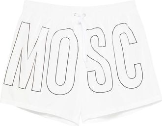 Moschino Logo-print Drawstring Swim Shorts