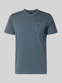 Lerros Regular Fit T-Shirt mit V-Ausschnitt