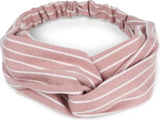 styleBREAKER Haarschmuck Haarband mit Streifen Muster und Twist Knoten