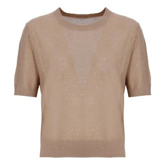 KANGRA Femme, Pulls, Brun, Taille: 36 FR Pulls &agrave; col rond