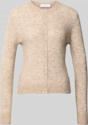 Rich & Royal Strickjacke mit Rundhalsausschnitt und Knopfleiste