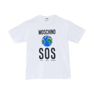 Moschino S.o.s T-Shirt - - Tops - Damen - Wei&szlig; - S