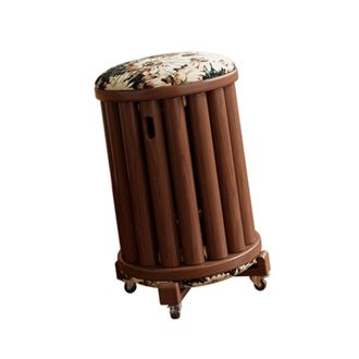 Generic Stapelbarer runder Hocker, tragbare 4-in-1-Sitzhocker, kein Zusammenbau erforderlich, for den Eingangsbereich von Wohnzimmer, Schlafzimmer, Computerr&auml;