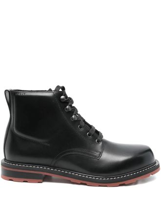 Bally bottines en cuir - Noir