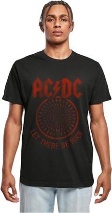Merchcode Mc1074-acdc Let There Be Rock Tee T-Shirt, Noir, M Hommes