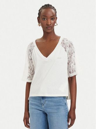 Liu Jo T-Shirt TA6160 JS923 Creme Regular Fit