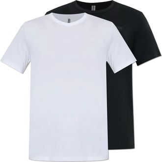Moschino Homme, Tops, Blanc, Taille: XL T-shirt sous-vêtement