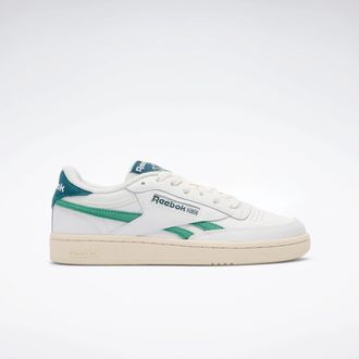 Reebok Damen Club C Revenge Sneaker, Chalk/UPGRADEGREEN/VINTAGECHALK, 35.5 EU