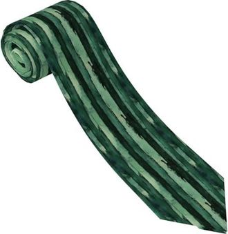 Generic Cravate Imprim&eacute; &Agrave; Rayures Vertes Cactus Tendance Cravates Classique Cravates Homme Pour Accessoires F&ecirc;te Affaires