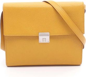 Hermès sac à bandoulière Chevre Clic 16 Wallet On Strap (2018) - Jaune
