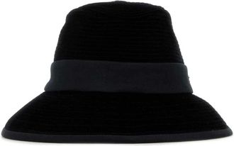 Valentino Garavani Homme, Accessoires, Noir, Taille: 59 CM VLogo Signature Velvet Hat