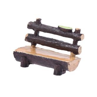 Supvox Miniatur-harzstuhl Bank Form Langlebiger Cartoon Stil Robustes Resin Puppenhaus Dekoration Miniatur Landschaft Möbel Für Moos Sukkulenten Micro-Landsc