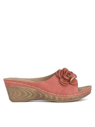 Clara Barson Pantoletten WYL05010-29 Rot
