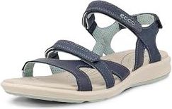 Ecco Femme CRUISEII Sandales Bout Ouvert, Bleu (Marine/Ice Flower 54668), 37 EU
