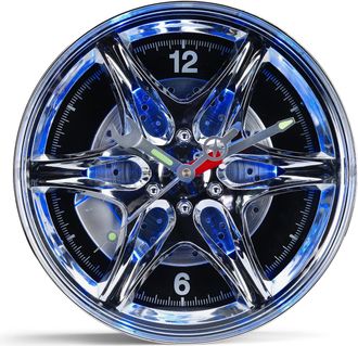 RED5 Wanduhr mit LED-Radfelge, Standard