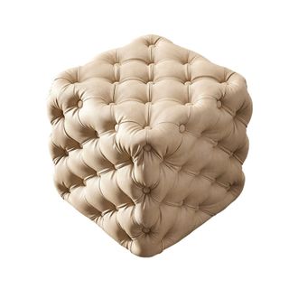 Generic Gepolsterter Fußhocker für Make-up-Stuhl - weiches Schwammkissen für bequemes Sitzen, perfekt als Schuhhocker, Badezimmer, Sofa, Make-up-Stuhl fürs Sc