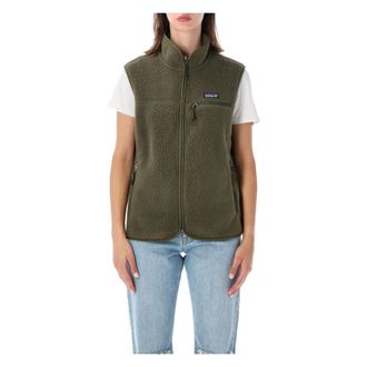 Patagonia Femme, Sport, Vert, Taille: 36 FR Gilet en polaire Retro Pile