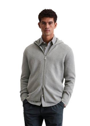 Marc O'Polo Kapuzenstrickjacke mit Zwei-Wege-Rei&szlig;verschluss