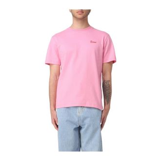 Barrow Baumwoll Logo Print T-shirt - - Tops - Herren - Rosa - S