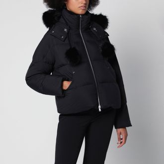 Moose Knuckles Daunenjacke Everest in Schwarz aus Nylon