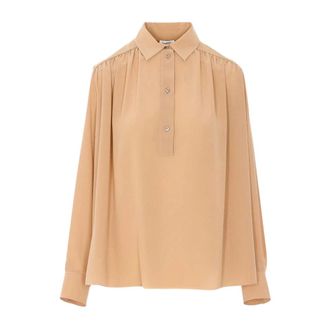 Saint Laurent Nude Clair Hemd - - Blouses & Shirts - Damen - Beige - M