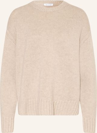 Mrs & Hugs Mrs & Hugs Oversized-Pullover Mit Cashmere beige