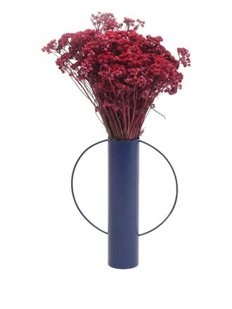 Tre Product Ziervase in Zylinderform - Blau