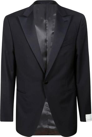 Caruso Anzug mit steigendem Revers - Blau