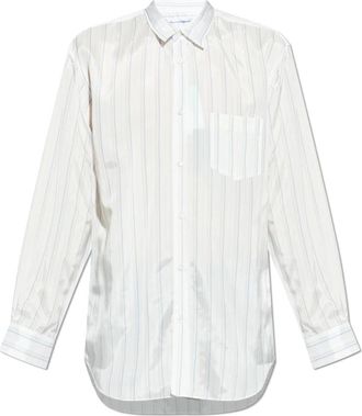 Comme Des Gar&ccedil;ons Homme, Chemises, Beige, Taille: L Chemise &agrave; Rayures