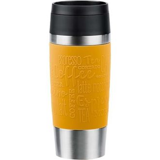 Emsa Emsa N20208 Travel Mug Classic Gobelet isotherme 0,36 l | Bouchon &agrave; vis confortable | Acier inoxydable | 4 h chaud et froid 8 h | 100% &eacute;tanche | Passe