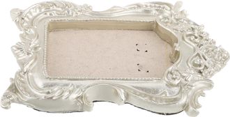 Hemoton Mini Vintage Resin Bilderrahmen Antiker Fotorahmen F&uuml;r Diy Fotodekoration Kleiner Wandbehang in Silber Vielseitiger Schmuckdisplay-rahmen F&uuml;r Kreative