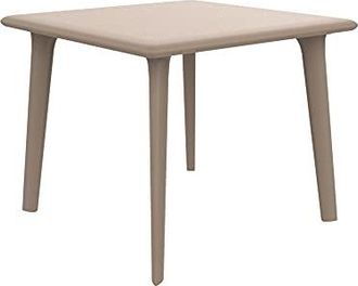 Resol New Dessa - Tisch, Kunststoff, 90 x 90 x 74 cm 90x90x74 cm sandfarben