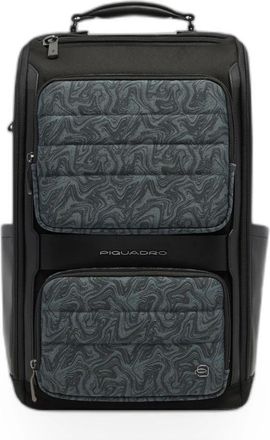 Piquadro Sac &agrave; dos ordinateur portable en cuir et r&eacute;sistant &agrave; leau 14 - Homme - Sacs - Bleu - Taille: ONE Size