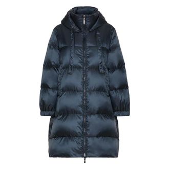 Max Mara Imbottito Lungo - - Coats - Damen - Blau - XS
