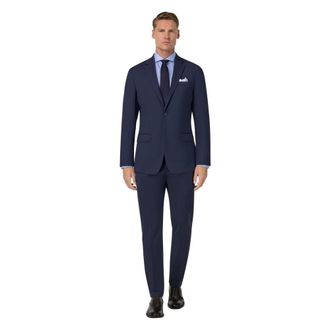 Boggi Milano Herren, Anzüge, Blau, XSGröße