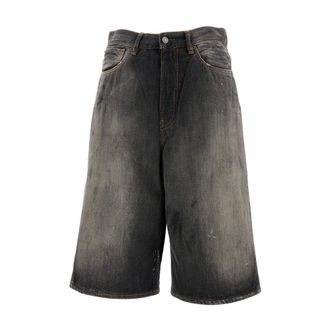 Acne Studios Homme, Shorts, Noir, Taille: S Loose-Fit Denim Shorts