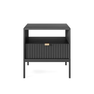 Selsey VELLORE Nachttisch (schwarz)