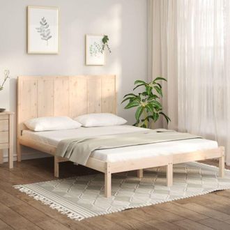 vidaXL Cadre de lit sans matelas 140x190 cm bois de pin massif vidaXL