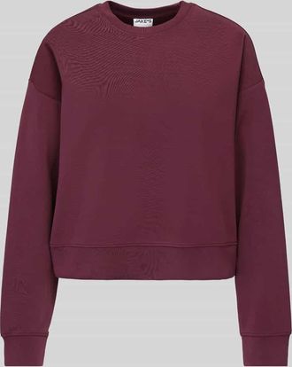 Jake*s Casual Sweatshirt mit &uuml;berschnittenen &Auml;rmeln