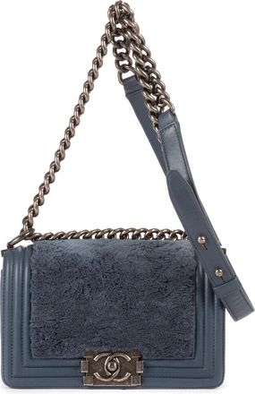 Chanel Crossbody Bags - Boy Flap Crossbody Small - Gr. unisize - in Blau - f&uuml;r Damen