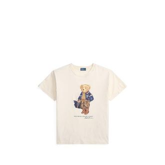 Polo Ralph Lauren T-shirt imprim&eacute; droit en coton