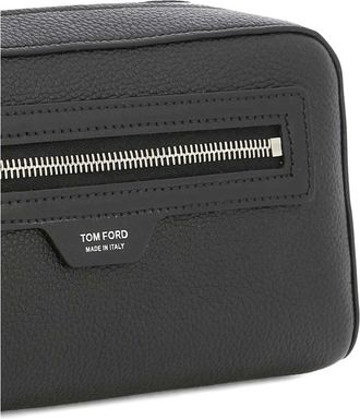 Tom Ford Textured Calfskin Pouch - Black