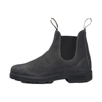 Blundstone Gef&uuml;tterte- rustikale schwarze Chelsea Boots - - Shoes - Herren - Schwarzk - 43 1/2 EU