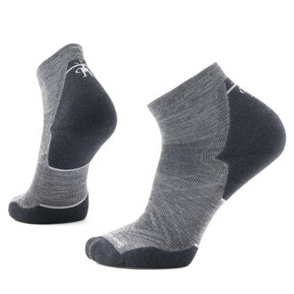 Smartwool Unisex Run Targeted Cushion Ankle Socken, Medium Gray, L