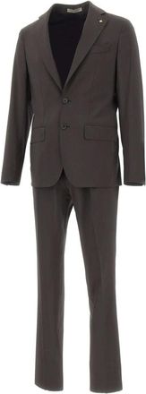 Corneliani Homme, Costumes, Brun, Taille: 2XL Costume crois&eacute; &agrave; deux boutons