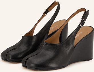 Maison Margiela Wedges Tabi schwarz