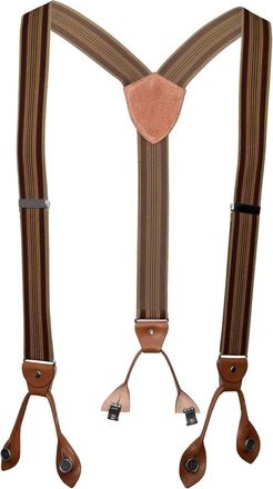 Lloyd 44 120 Hosenträger Lederrückenteil und Roll-Clips 35 mm