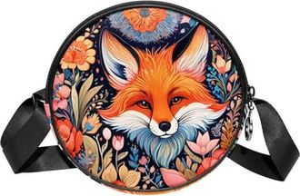Generic Sac &agrave; bandouli&egrave;re Circle pour femme, petit sac &agrave; bandouli&egrave;re avec fermeture &eacute;clair, bretelles r&eacute;glables, sac &agrave; main rond d&eacute;contract&eacute; pour femmes et fi