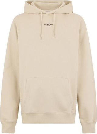 Dr&ocirc;le de Monsieur Homme, Sweatshirts et sweats &agrave; capuche, Beige, Taille: S Sweat &agrave; capuche Slogan en Coton